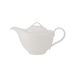 Villeroy & Boch VILLEROY & BOCH Teekanne "Teekanne New Cottage Basic 1,1 l weiß", weiß, Kannen