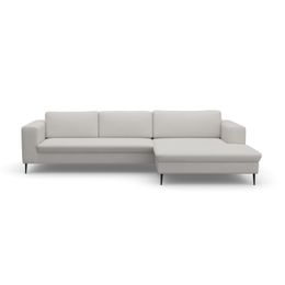 Ecksofa DOMO collection, B:329cm H:81cm T:173cm, silber, Wohnzimmer, Sofas, "Modica, zeitlos und elegant, L-Form", moderne Optik mit extrabreiter
