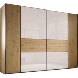 Schwebet&uuml;renschrank STAUD, B:270cm H:240cm T:68cmeiche, ws, Holzwerkstoff, Schr&auml;nke, "Sonett 321G, Made in Germany", mit vier verschiedenen