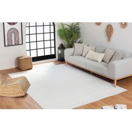 Teppich LIVABLISS, B:200cm H:11mm L:275cm, beige, Kunstfaser, Wohnzimmer, Teppiche, "KUTA"