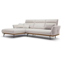 Ecksofa, B:298cm H:103cm T:183cm, grau, CREATION BY ROLF BENZ, Chenille COCO (72% Polyester 15% Baumwolle 13% Polyacryl), Wohnzimmer, Sofas,