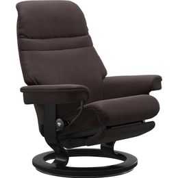 Relaxsessel stressless, B:79cm H:103cm T:78cm, braun, Leder BATICK: BATICK ist ein leicht korrigiertes, durchgef&auml;rbtes und genarbtes M&ouml;belleder, bei