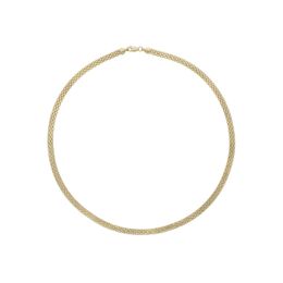 Firetti Damen Goldkette "Schmuck Geschenk Gold 375 Halsschmuck Halskette Goldkette Bismarck", 45, Gelbgold 375, L: 45 B: 4,6mm, gold, Gelbgold 375,
