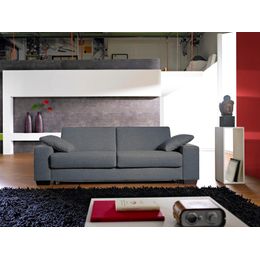 Schlafsofa Bali, B:232cm H:83cm T:100cm, grau, Wohnzimmer, Sofas, "Norwalk, Dauerschläfer", in 140er und 160er Breite, 3 Varianten, auch mit