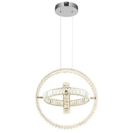 Globo LIGHTING H&auml;ngeleuchte "NEIL", verchromt, H: 120cm, 1 Stk., Leuchten, H&auml;ngelampe Esszimmer-Leuchte Esstischleuchte Wohnzimmer, H&auml;ngeleuchte