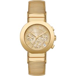 Michael Kors Damen Chronograph "GRAMERCY", gold, Armbanduhren, Quarzuhr, Armbanduhr, Damenuhr, Edelstahlarmband, analog, Tag