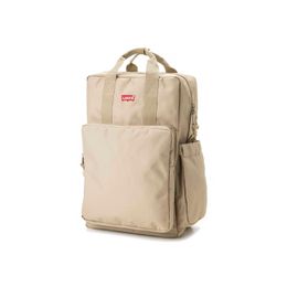 Levi's LEVI'S Damen Schultertasche "Rucksack LEVI'S L-PACK LARGE RECYCLED", grau, Obermaterial: 100% Polyester PES., Taschen