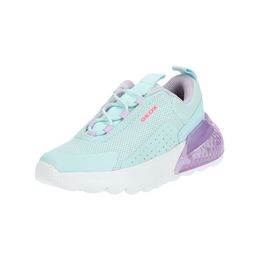 Geox M&auml;dchen Sneaker "Geox Sneaker Lederimitat/Textil", Gr. 26, lila, Lederimitat, Textil, Schuhe