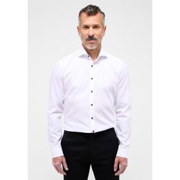 Eterna Herren Langarmhemd "SUPER SLIM"wei&szlig;, Gr. 38, Popeline, 100% cotton, Hemden, NON IRON (b&uuml;gelfrei)