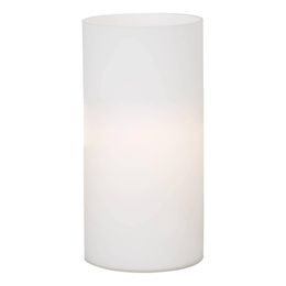 Eglo Tischleuchte "GEO Tischlampe, opal-mattes Glas, Schalter am Kabel, minimalistisch", 1, &Oslash; 10cm H: 20cm, wei&szlig;, Wohnzimmer, Leuchten,