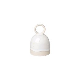 Weihnachtsfigur, beige, LIKE. BY VILLEROY & BOCH, Dekofiguren, "Tischglocke Winter Glow ø 6,6 cm beige"