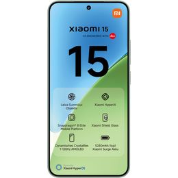 Xiaomi Smartphone "15 12+512GB", 512 GB, gr&uuml;n, Mobiltelefone