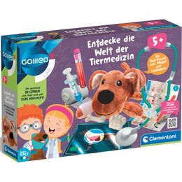 Clementoni Kinder Experimentierkasten "Galileo, Entdecke die Welt Tiermedizin", bunt, Experimentierkästen, Made in Europe