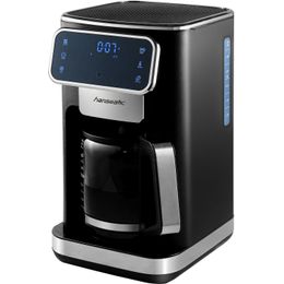Hanseatic Filterkaffeemaschine "HCMD151100BD", 1,5 l, 12, schwarz, Kaffeemaschinen, auch f&uuml;r Eiskaffee geeignet, Timerfunktion