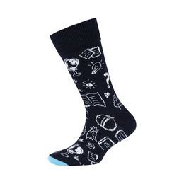 Camano Damen Socken "Socken 5er Pack", Gr. 27, grau, 70% Baumwolle, 28% Polyester, 2% Elasthan, gemustert, Socken