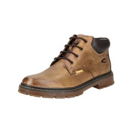Camel Active Herren Schnürstiefelette "Camel Active Stiefelette Leder", Gr. 40, braun, Leder, Schuhe