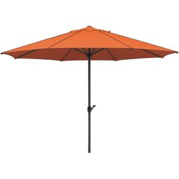 Sonnenschirm, orange, Schneider Schirme, Obermaterial: 100% Polyester, Terasse, Standschirme, "Adria", ohne Schirmst&auml;nder