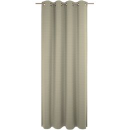 Vorhang WIRTH, B:132cm H:185cm, gr&uuml;n, Baumwolle, Polyester, Wohnzimmer, Gardinen, "Torbole", nach Ma&szlig;