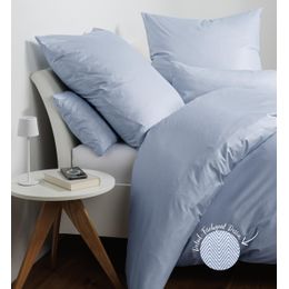 Bettw&auml;sche Janine, blau, Interlock-Jersey, Obermaterial: 100% Baumwolle, Bettw&auml;sche, "Interlock-Jersey59000 3", mit Reissverschluss