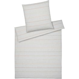 Bettwäsche Elegante, braun, Halbleinen, Obermaterial: 50% Baumwolle, 50% Leinen, Bettwäsche, "Balance", angenehmes Hautgefühl