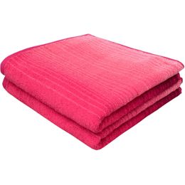 Handt&uuml;cher Dyckhoff, B:50cm L:100cm, pink, Frottier, Frottier, Badezimmer, Handt&uuml;cher, "Colori", 2x Handt&uuml;cher, aus 100% Bio Baumwolle, 450 g/m&sup2;