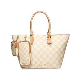 Steve Madden Damen Shopper "Steve Madden Taschen Lederimitat"tan, Lederimitat, Taschen