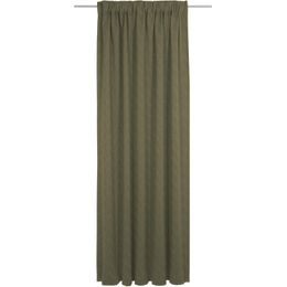 Vorhang WIRTH, B:132cm H:335cm, gr&uuml;n, Baumwolle, Polyester, Wohnzimmer, Gardinen, "Torbole", nach Ma&szlig;
