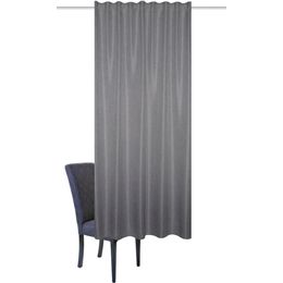 Gardine Home Wohnideen, B:135cm H:175cm, grau, Voile, Obermaterial: 100% Polyester, Gardinen, "OXFORD", blickdicht