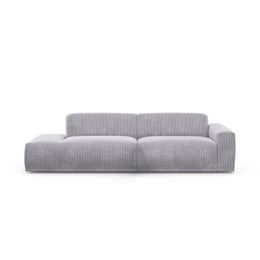 Big-Sofa Trendmanufaktur, B:277cm H:72cm T:107cm, grau, 88% Polyester, 12% Polyacrl, Sofas, "Braga, mit hochwertigem Kaltschaum, Megasofa, in Cord