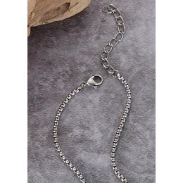 Firetti Damen Edelstahlkette "Schmuck Geschenk Venezianerkettengliederung, 2,5 mm breit", 50, Edelstahl, B: 2,5mm, silber, Edelstahl, B:2,5mm,