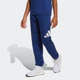 Mädchen Sporthose "J BL FT PT 280", blau, Gr. 176, adidas Sportswear, Obermaterial: 55% Baumwolle, 36% Polyester, 9% Viskose, Hosen