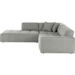 Ecksofa 3C CANDY, B:285cm H:74cm T:268cm, grau, 100% Polyester, Wohnzimmer, Sofas, "Yoshy Komfortsofa, bequem und modern, hochwertige