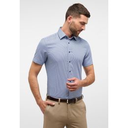 Eterna Herren Kurzarmhemd "SLIM FIT"blau, Gr. 42, 100% cotton, Hemden, NON IRON (b&uuml;gelfrei)