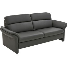 3-Sitzer DIE PLANBAR, B:228cm H:96cm T:92cm, grau, Sofas, "PN-EM16031, ohne Kopfstützen", wahlweise mit Relaxauszug