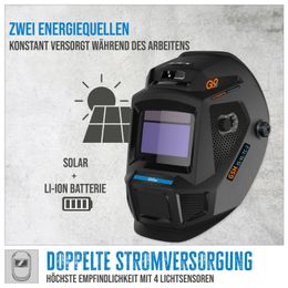 G&uuml;de G&Uuml;DE Schwei&szlig;helm "&raquo;GSH-3S-VL-TC-2&laquo;", schwarz, Helme, Automatik Schwei&szlig;helm