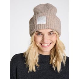 LIEBLINGSSTÜCK LIEBLINGSSTÜCK Damen Beanie "Damen-Strickmütze"130, beige, Wollmischung, Mützen, mit Woll-Anteil