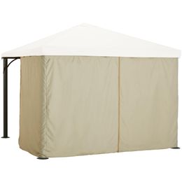 Pavillonseitenteil Konifera, B:300cm H:300cm, beige, Pavillonseitenteile, "Murano"
