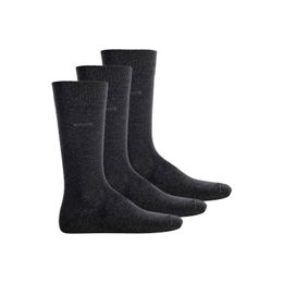 BOSS Herren Kurzsocken "Socken 3er Pack", Gr. 47, grau, Obermaterial: 75% Baumwolle CO. 23% Polyamid PA. 2% Elasthan EL., Socken