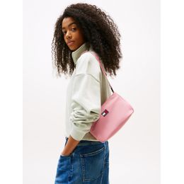 Tommy Jeans Damen Schultertasche "TJW DAILY SHOULDER BAG", rosa, Textil, unifarben, Taschen, Damen Umh&auml;ngetasche, Freizeittasche mit Logo-Schriftzug