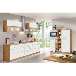 Sp&uuml;lenschrank KOCHSTATION, B:100cm H:85cm T:60cm, wei&szlig;, Spanplatte, K&uuml;che, Schr&auml;nke, "KS-Wien", Breite 100 cm, inkl. Einbausp&uuml;le