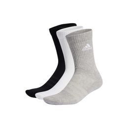 Herren Kurzsocken "Socken Cushioned Crew 3er Pack", adidas originals, Gr. 37, bunt, Obermaterial: 62% Baumwolle CO. 36% Polyester PES. 1% Elasthan