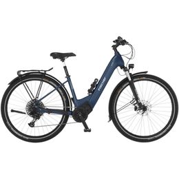 FISCHER BIKE FISCHER FAHRRAD E-Bike "VIATOR 8.0i Damen 43", 43cm, 28 Zoll (71,12cm), blau, Elektrofahrräder, Pedelec, Elektrofahrrad für Damen u. Herren