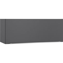 Klapphängeschrank KOCHSTATION, B:90cm H:35,2cm T:34,6cm, grau, Schränke, "KS-Aken"
