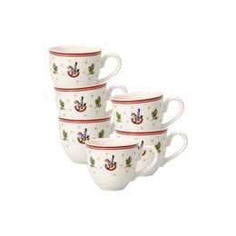 Villeroy & Boch VILLEROY & BOCH Espressotasse "Espressotassen Toy's Delight 70 ml 6er Set bunt", bunt, Trinkgefäße