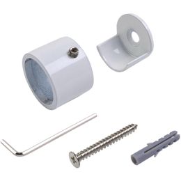 Wandtr&auml;ger Liedeco, &Oslash;:2cm, wei&szlig;, Gardinenstangenhalterungen, "Power", f&uuml;r Gardinenstangen &Oslash; 20 mm