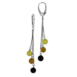 OSTSEE-SCHMUCK Damen Paar Ohrh&auml;nger "- Amy - Silber 925/000 - Bernstein", Silber 925 (Sterlingsilber), silber, Silber 925 (Sterlingsilber), Ohrringe