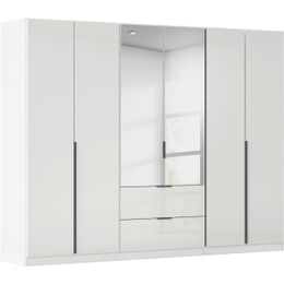 Drehtürenschrank Rauch, B:271cm H:229cm T:54cm, weiß, Holzwerkstoff, Schränke, "Kleiderschrank Kleiderschränke Schrank Garderobe AGORDO mit