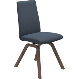 Polsterstuhl stressless, B:49cm H:92cm T:59cm, blau, Microfaser DINAMICA (88% Polyester, 12% Polyurethan), Esszimmer, St&uuml;hle, "Laurel", Low Back,