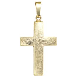 Jobo Damen Kreuzanh&auml;nger "Anh&auml;nger Kreuz", Gelbgold 333, gold, Gelbgold 333, Schmuckanh&auml;nger, 333 Gold
