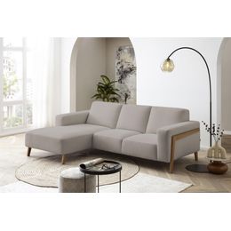 Ecksofa, B:250cm H:84cm T:163cm, beige, exxpo - SOFA FASHION, Wohnzimmer, Sofas, "Starr, modern und klassisches Design, hochwertige Verarbeitung,